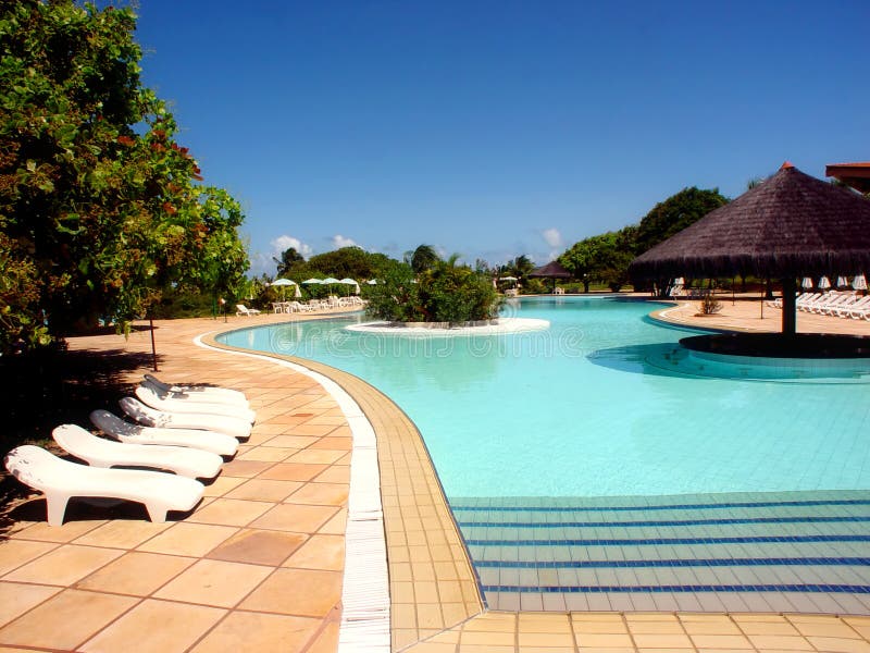Resort swimming pool stock photo. Image of water, pool - 501776