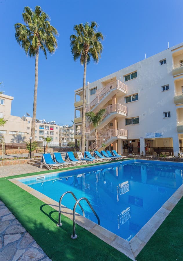 Resort Swimming Pool at Sunny Day Editorial Image - Image of clear ...