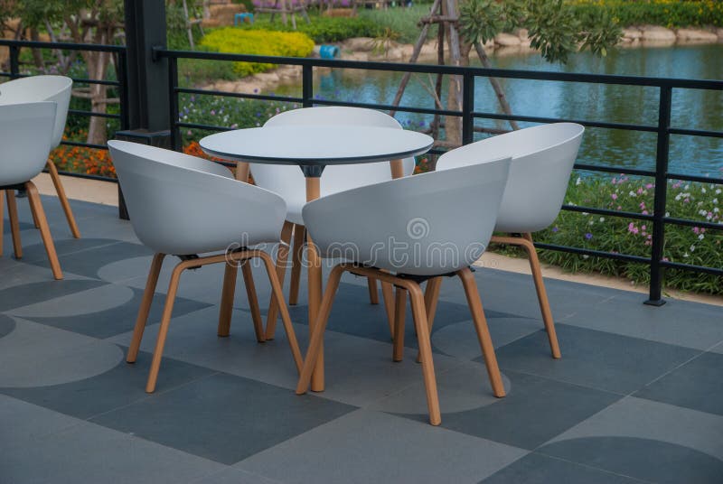 Resort Table, Restaurant Table, Resort and Restaurant Table Editorial ...