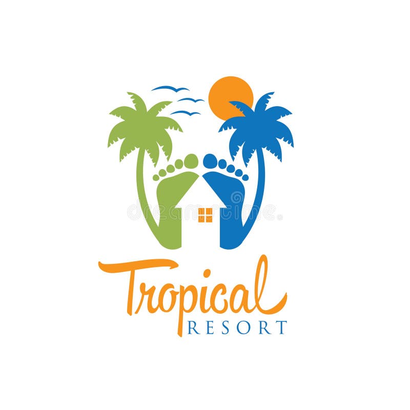 Resort Vector Design Template Stock Vector - Illustration of resort ...