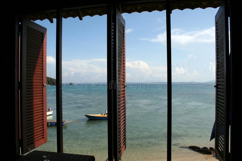 Resort view stock image. Image of vacation, malaysia, shutter - 2824807