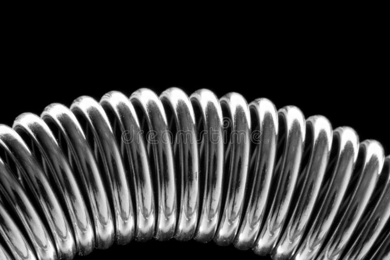 Resorte En Espiral Del Metal Imagen de archivo - Imagen de espiral ...