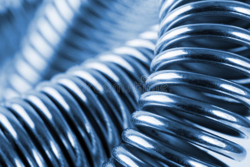 Resortes del metal foto de archivo. Imagen de espiral - 23001310