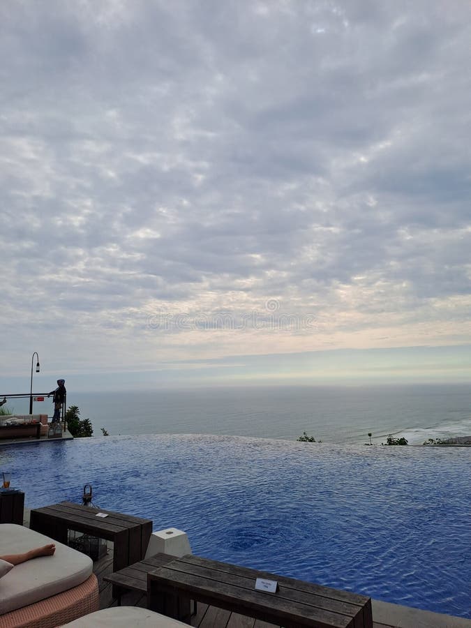 Resorts Villa in High Hill Near a Sea Stock Photo - Image of high ...