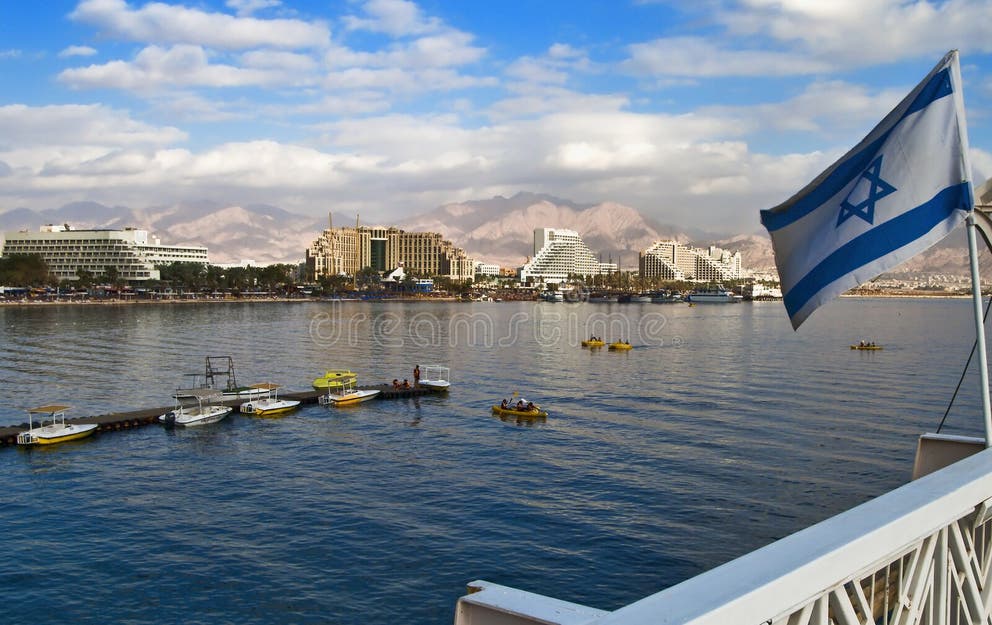 Resot hotels in Eilat stock image. Image of summer, climate - 13787003