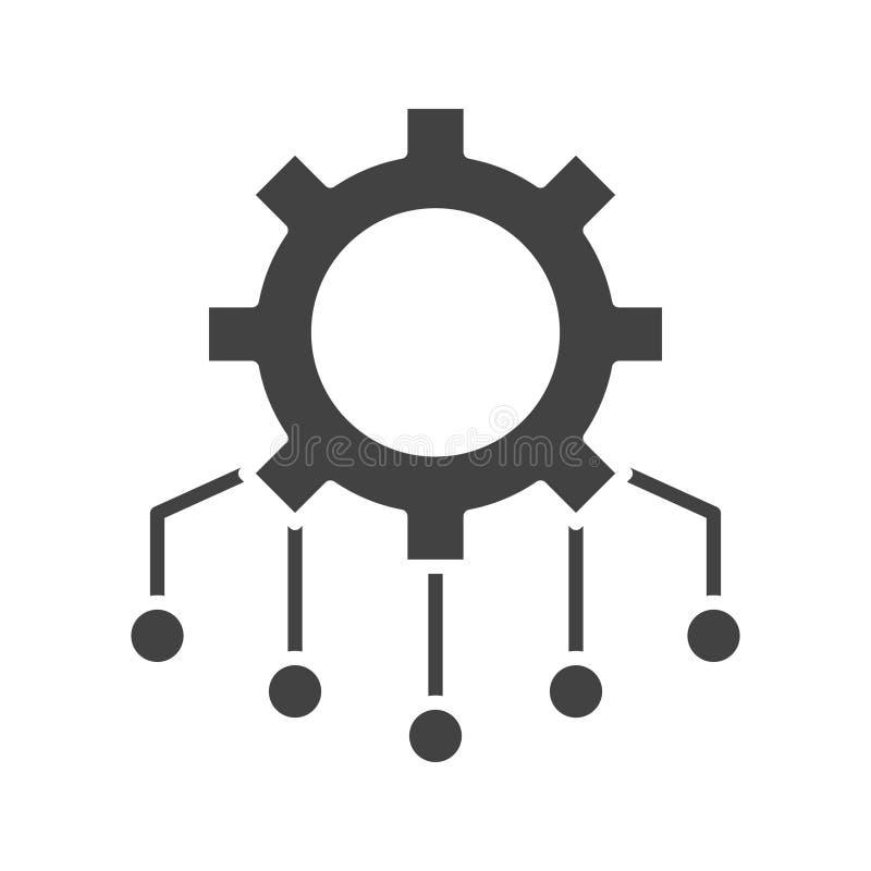 Resource Allocation Icon Image. Stock Vector - Illustration of work ...