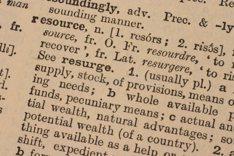 Resource - business word stock photo. Image of definition - 220386