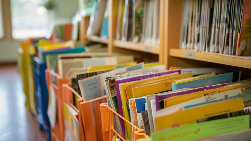 A Resource Corner Filled with Brochures and Flyers from Other Literacy ...