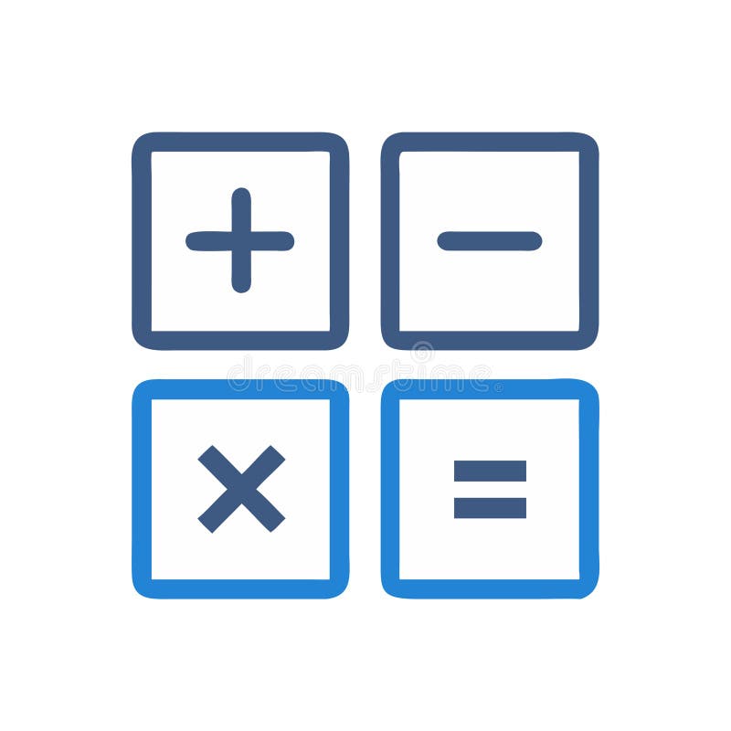 Resource Icon for Math Education Stock Vector - Illustration of visual ...