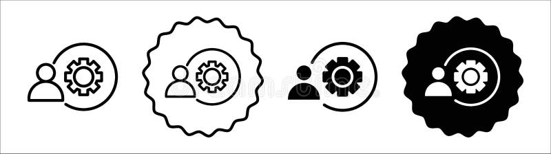 Resource Icon Symbol Set Collection. Resource Simple Vector Sign Bundle ...