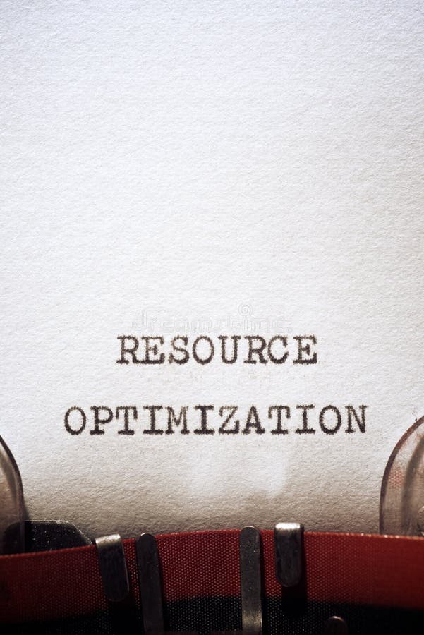 Resource Optimization Concept Stock Photo - Image of concept, retro ...