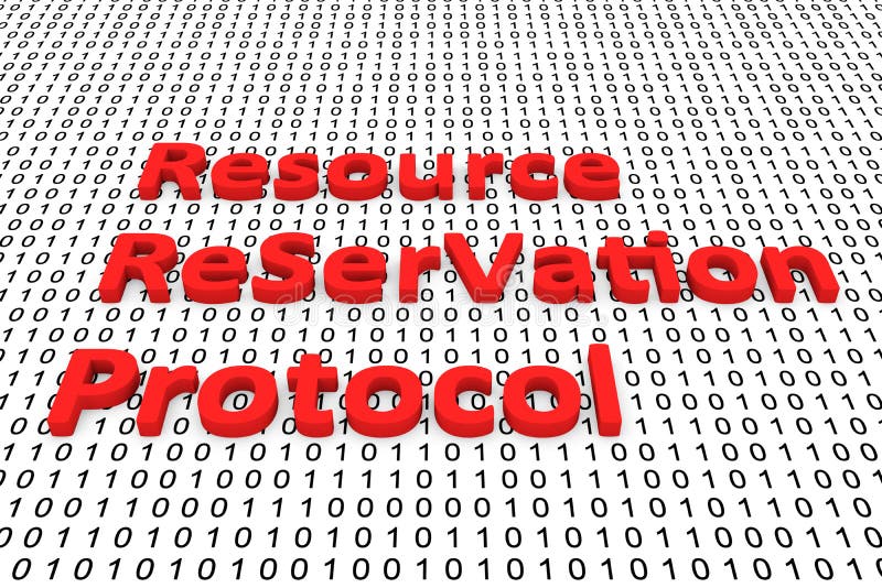Resource ReSerVation Protocol Stock Illustration - Illustration of ...