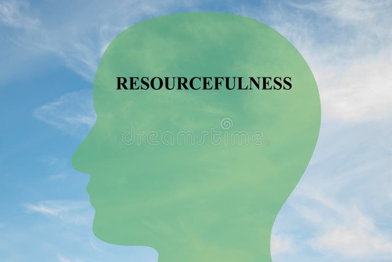 Resourcefulness Mentality Concept Stock Illustration - Illustration of ...