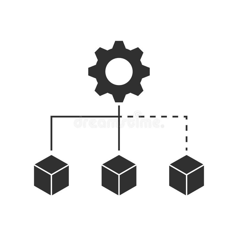 Allocation Icon in Trendy Design Style. Allocation Icon Isolated on ...