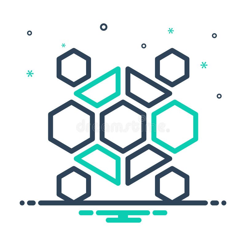 Mix Icon for Resources, Capital and Source Stock Illustration ...