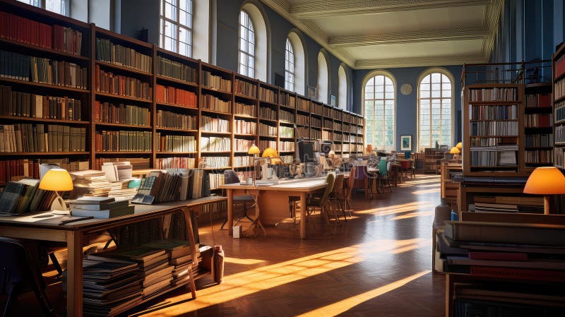 Resources research library stock illustration. Illustration of ...