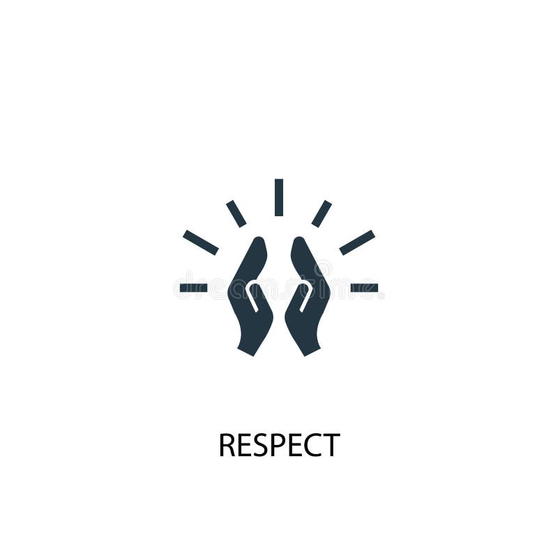 Respect Icon Vector from Friendship Collection. Thin Line Respect ...