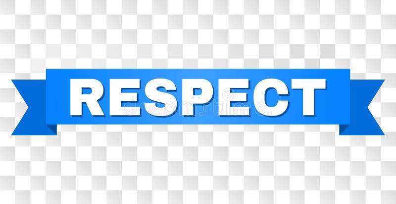 Blue Tape with RESPECT Caption Stock Vector - Illustration of ...