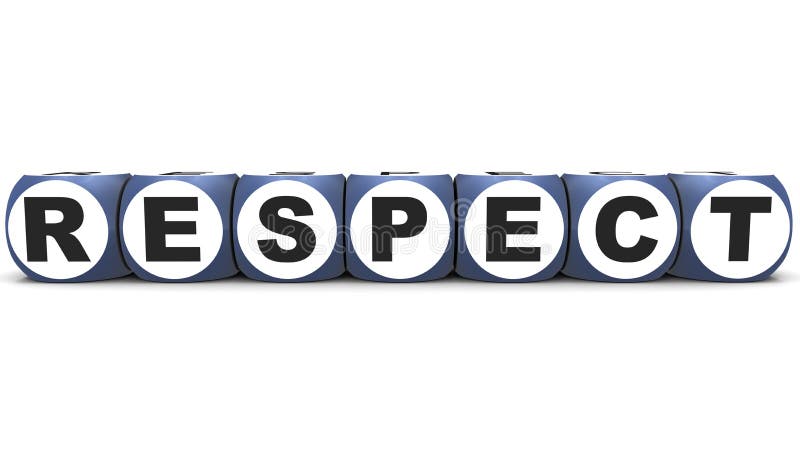 Word Respect stock illustration. Illustration of credo - 32639769