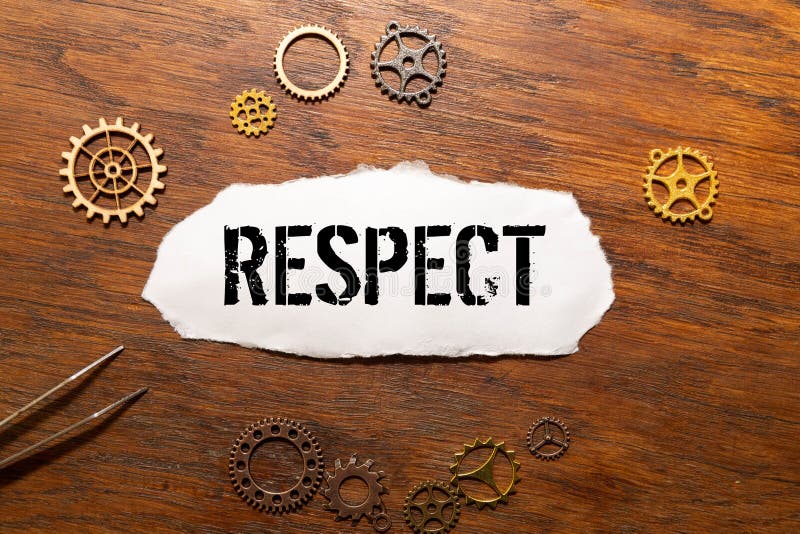 Respect Word Written on Wood Block. Respect Text on Table, Concept ...