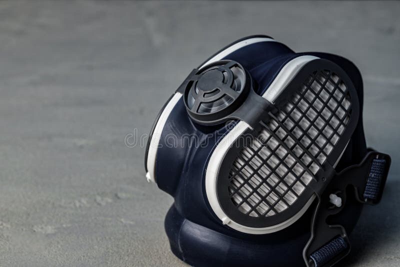 Respirator Half Mask for Multi-purpose Use Close Up Stock Photo - Image ...