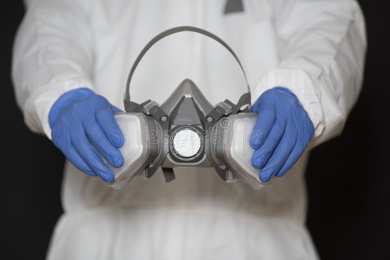 Respirator Mask or Gas Mask Stock Photo - Image of operational, breath ...