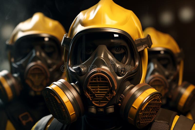 Respiratory Masks with Advanced Filtration Systems Stock Illustration ...