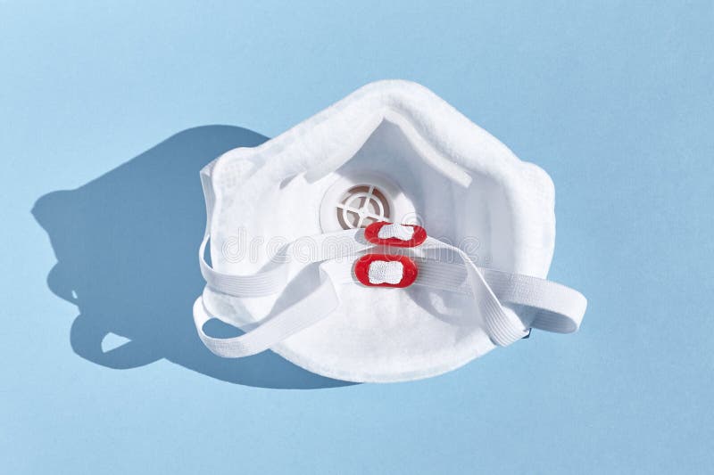 Respiratory Protection Mask from Virus. Quarantine Stock Image - Image ...