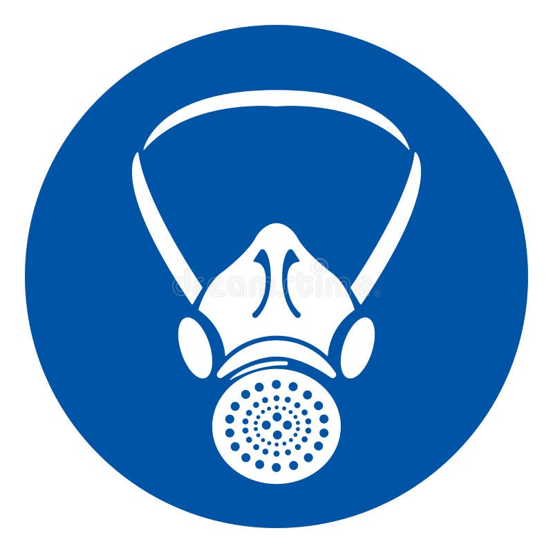 Respiratory Protection Symbol Sign, Vector Illustration, Isolate on ...