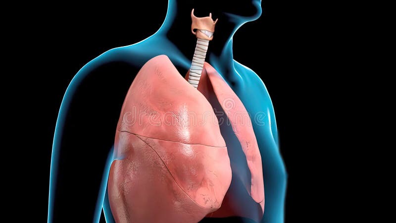 Lung Pulmonary Alveoli Rendering Stock Illustrations – 61 Lung ...