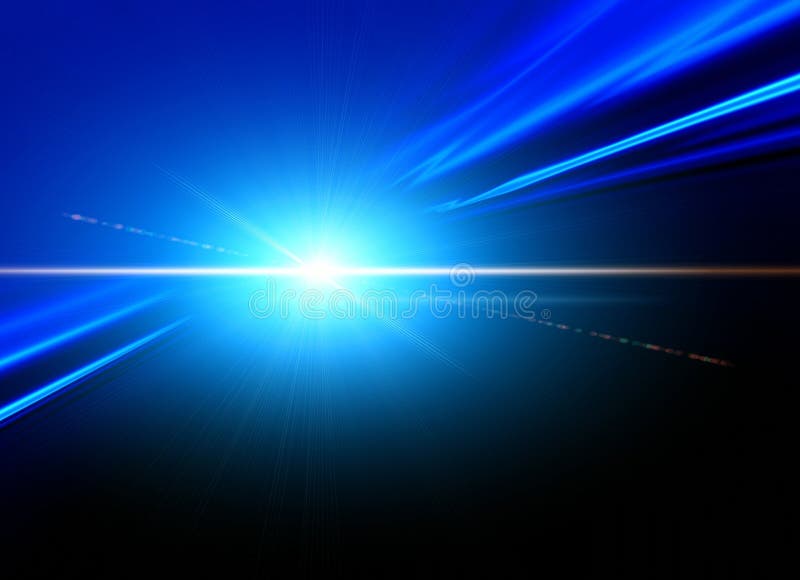 Resplandor azul stock de ilustración. Ilustración de drenaje - 5835901