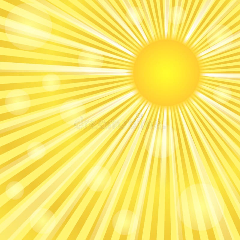 Resplandor solar ilustración del vector. Ilustración de amanecer - 24913065