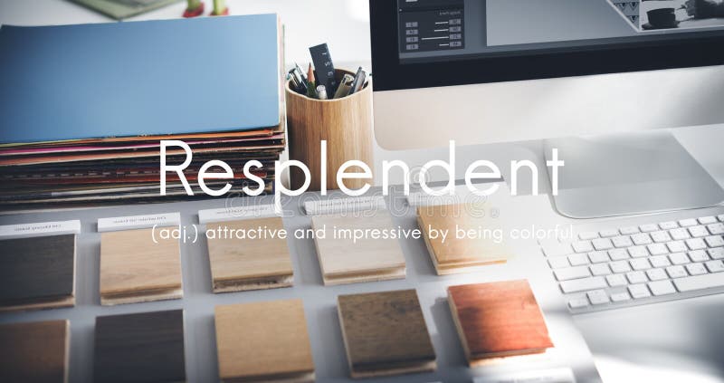 Resplendent Brightly Colorful Multicolored Concept Stock Illustration ...