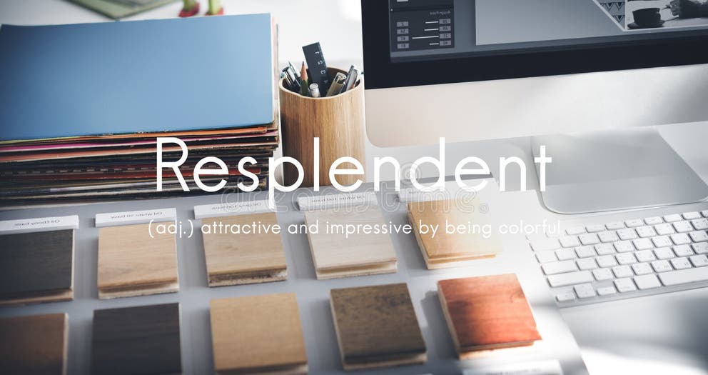 Resplendent Brightly Colorful Multicolored Concept Stock Illustration ...