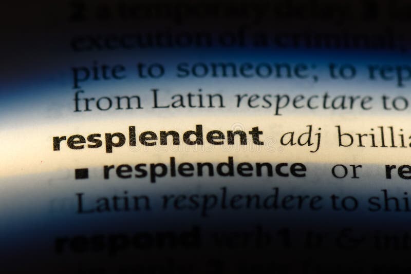 Resplendent stock photo. Image of concept, macro, paper - 126614038