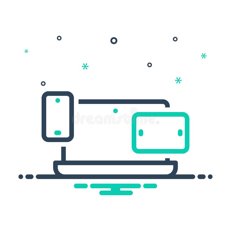 Mix Icon for Responded, Acknowledge and Riposte Stock Illustration ...