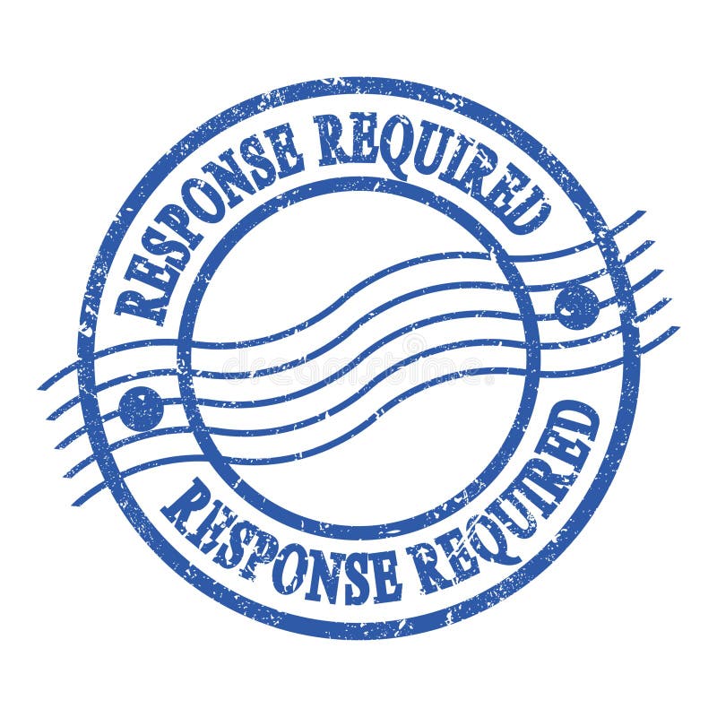 Response Required Stock Illustrations – 86 Response Required Stock ...