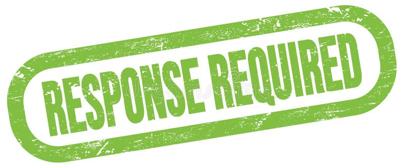 Response Required Stock Illustrations – 86 Response Required Stock ...