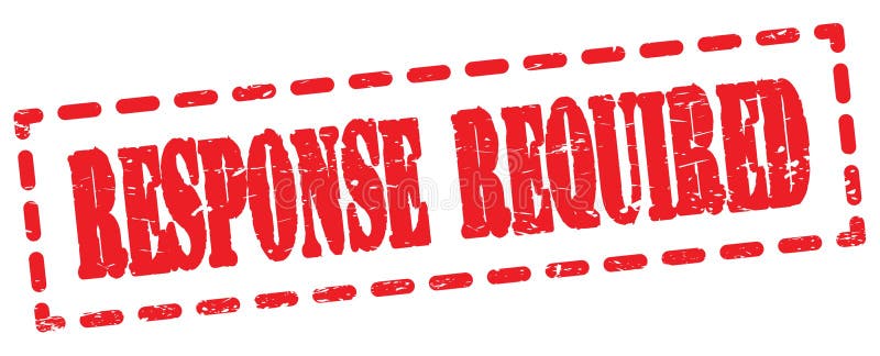 Response Required Stock Illustrations – 113 Response Required Stock ...