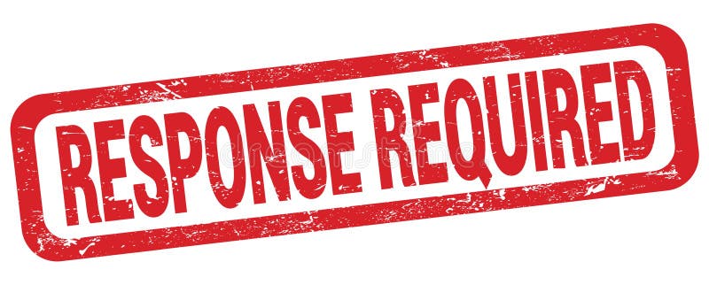 Response Required Stock Illustrations – 86 Response Required Stock ...