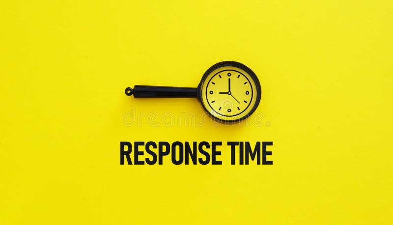 Response Time of Answer for Feedback is Shown Using the Text Stock ...
