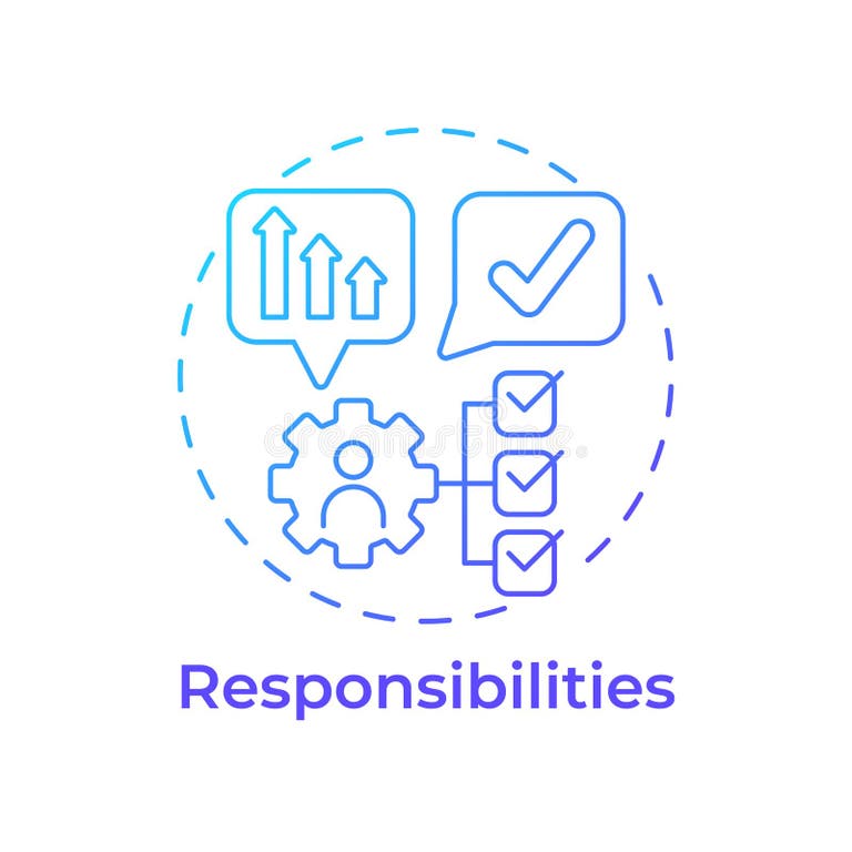 Responsibilities Icon Stock Illustrations – 701 Responsibilities Icon ...