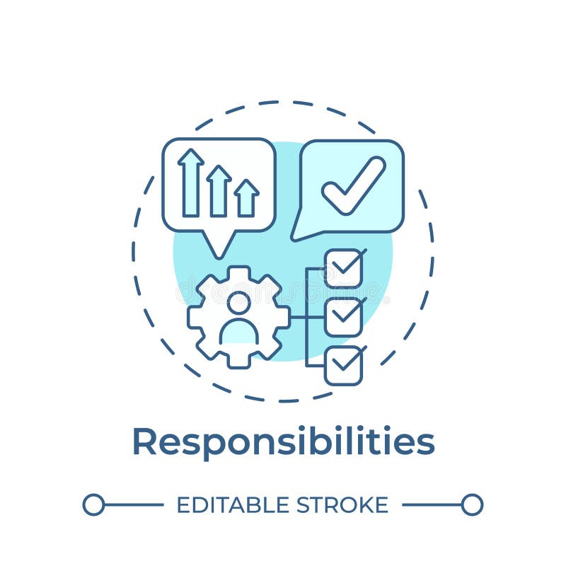 Responsibilities Icon Stock Illustrations – 737 Responsibilities Icon ...