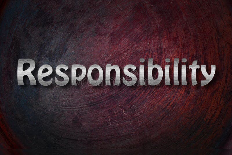 Responsibility Concept stock photo. Image of responsibility - 43519224
