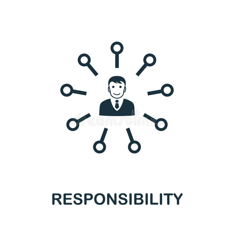 Corporate Responsibility Icon. Two Colors Premium Design from ...