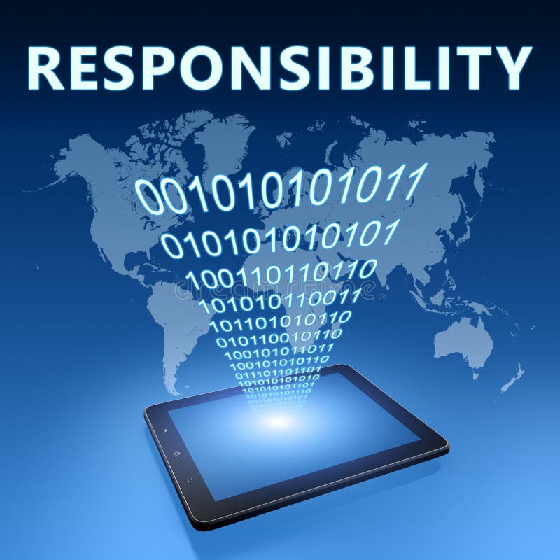 Responsibility Highlighted in Green Stock Image - Image of honorable ...