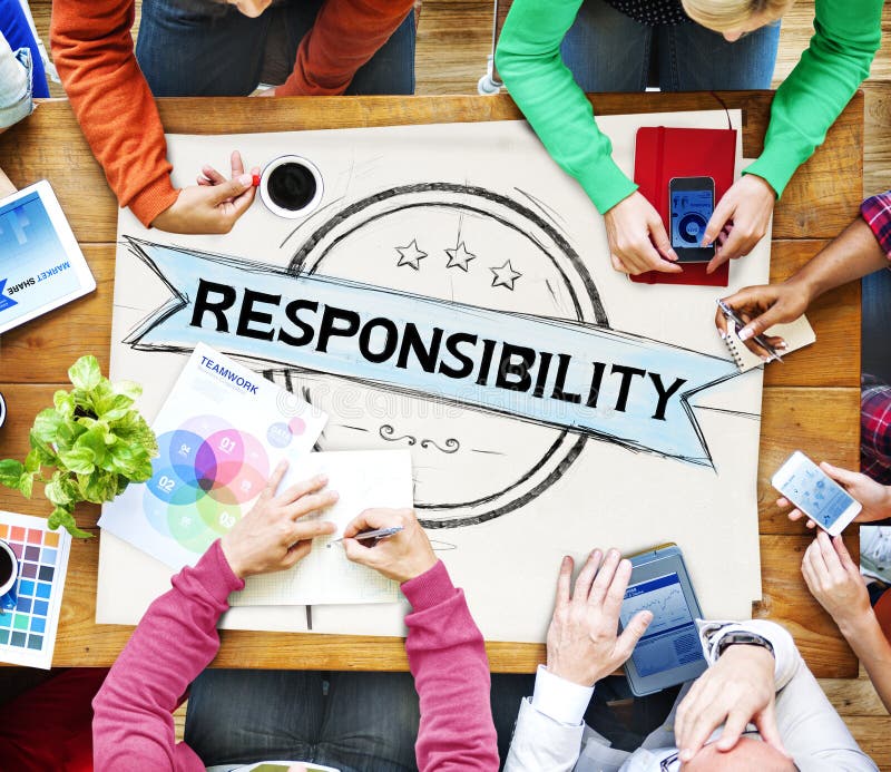Responsibility Reliability Trust Liability Trustworthy Concept Stock ...