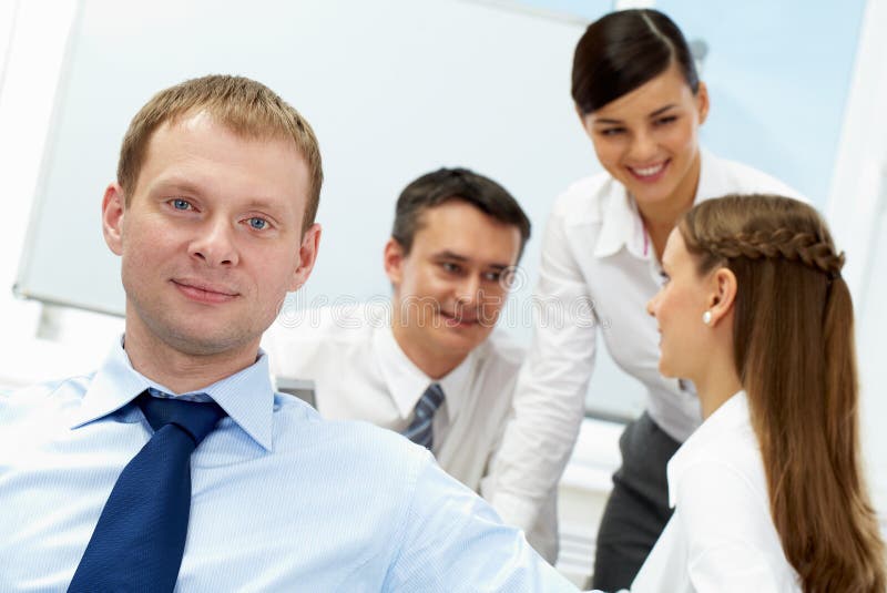 Responsible partner stock photo. Image of representative - 3510856