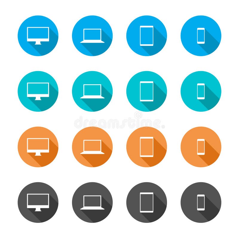 Responsive Cross-Platform Devices Stock Vector - Illustration of ...