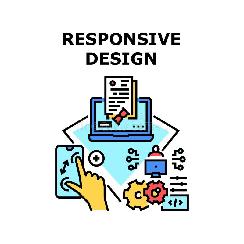 Responsive Design Vector Concept Illustration Stock Illustration ...